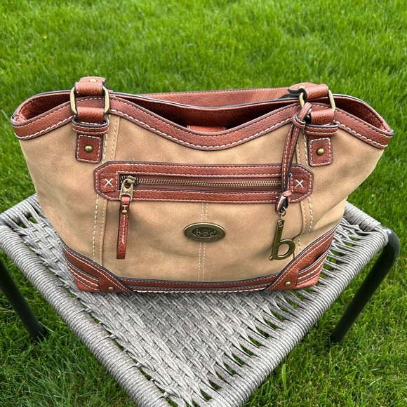 boc | Bags | Boc Born Concept Faux Leather Shoulder Bag W Spacious 3 ...